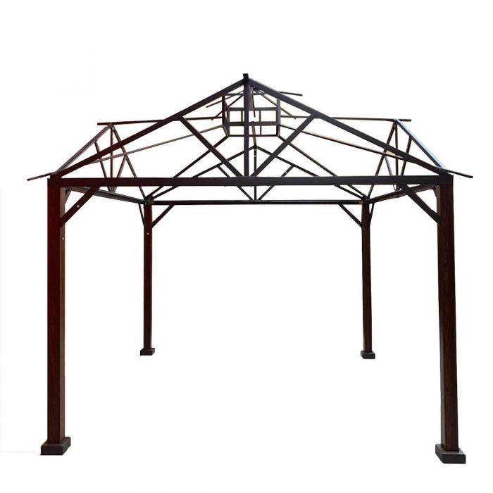 Metal Gazebo Frame Replacement Parts SunDaze Metal Frame For 3m X 3m