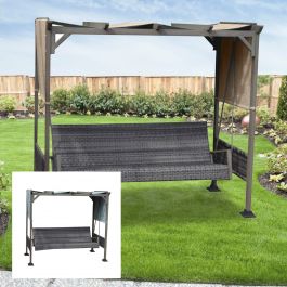 Broyhill thornwood pergola swing and daybed store